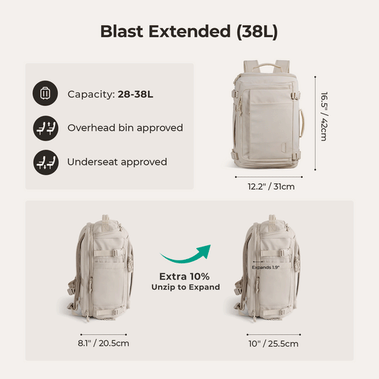 Blast Travel Backpack丨 BAGSMART