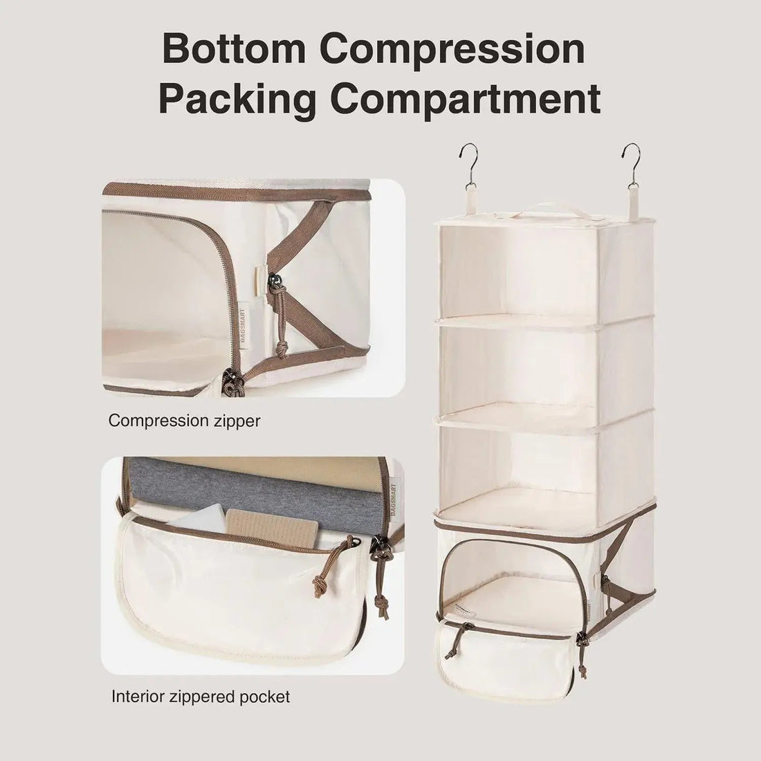 NEW IN - Hanging Foldable Compression Packing Cubes | BAGSMART