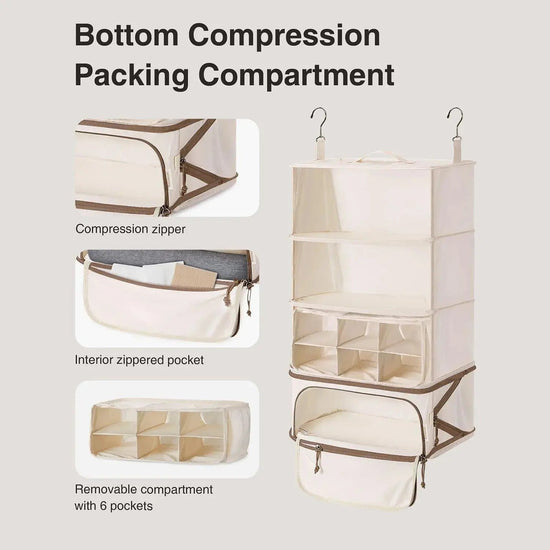 NEW IN - Hanging Foldable Compression Packing Cubes | BAGSMART